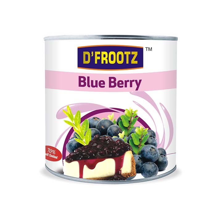 D’frootz Blueberry Fruit Filling 2.7 kg – E-shop by Delta Nutritives